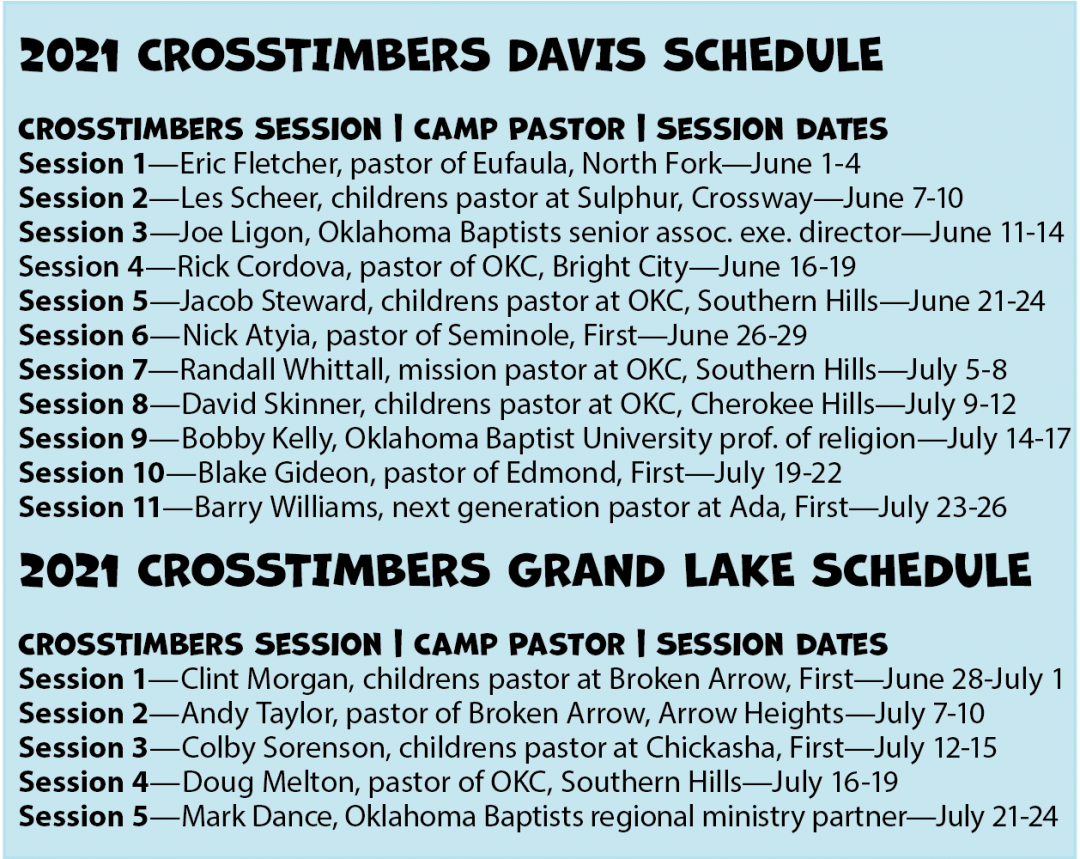 CrossTimbers 2021 set for Gospel impact|Baptist Messenger of Oklahoma