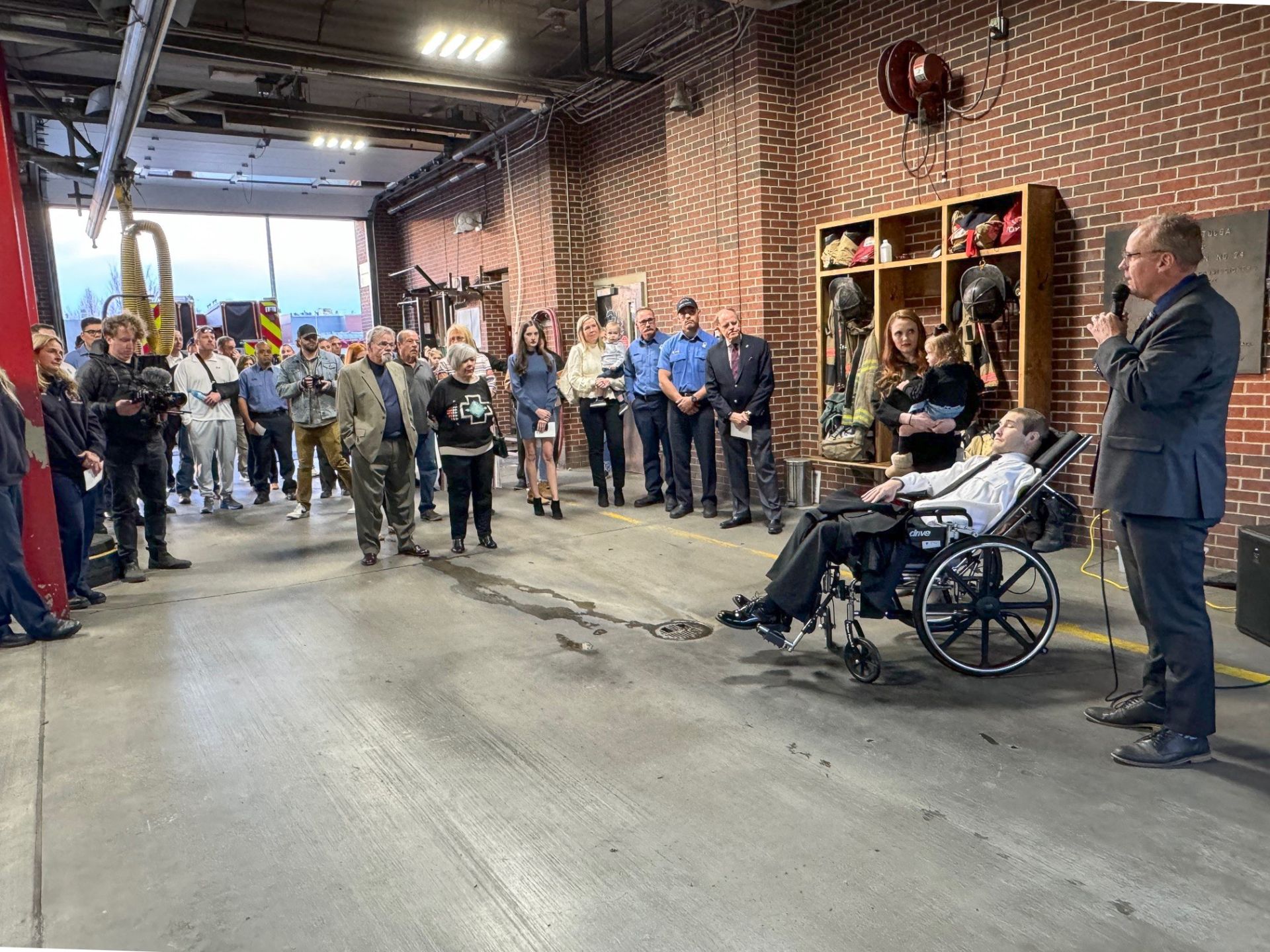 Tulsa firefighter honored amid courageous cancer battle|Baptist ...
