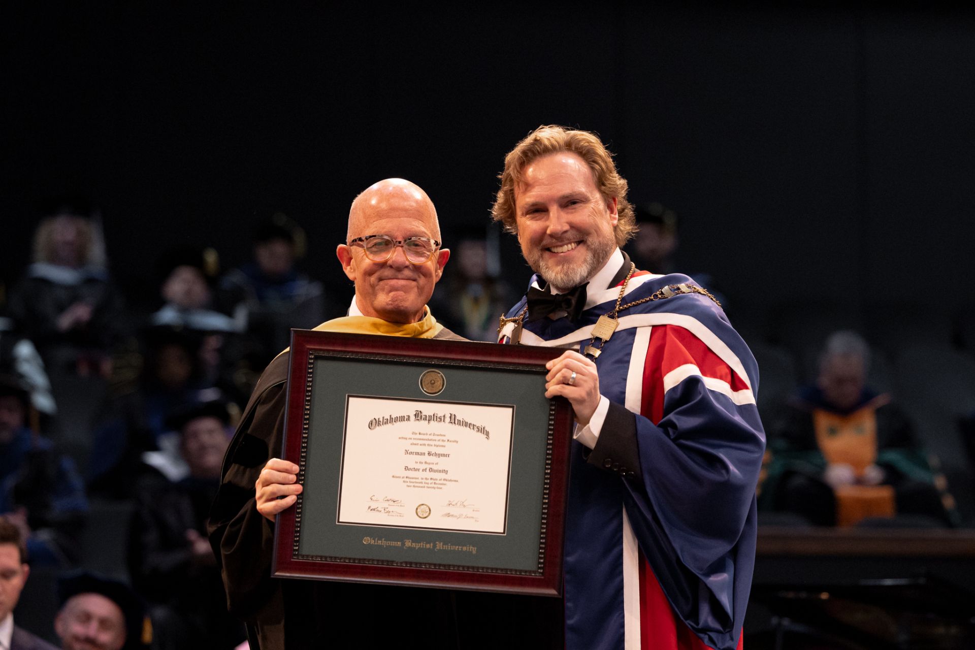 Behymer Awarded OBU Honorary Doctor of Divinity Degree During Winter ...